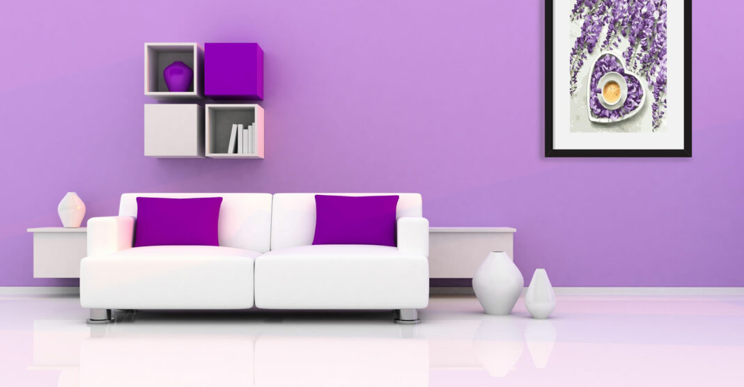 Paredes moradas: ¿Cómo combinarlas para lograr una decoración única y ...